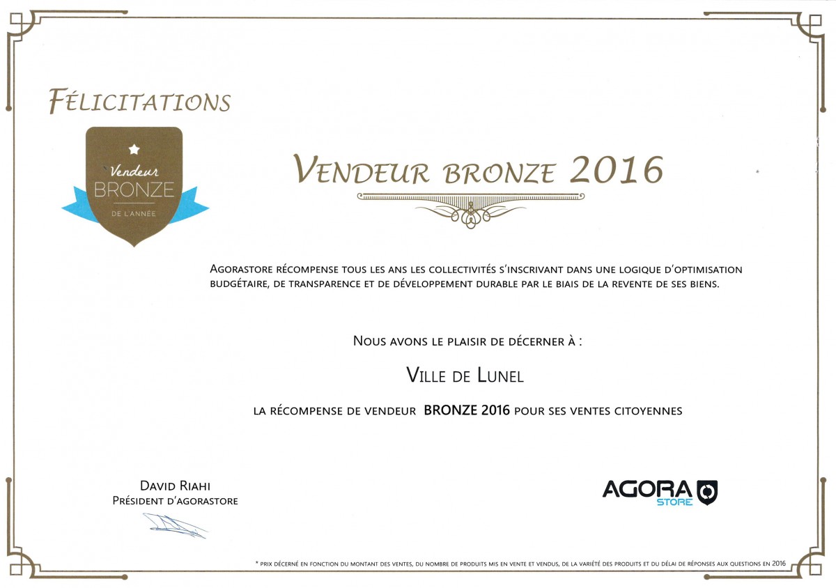 Diplome Vendeur